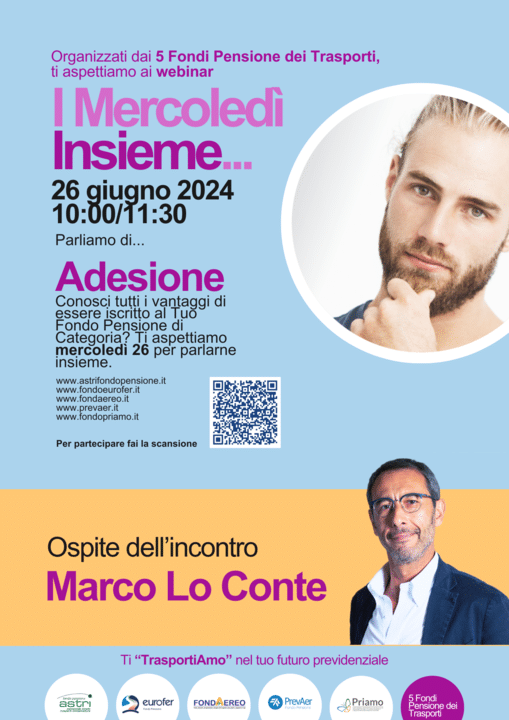 Webinar - I Mercoledì Insieme | 26 Giugno - Fondo Pensione Eurofer